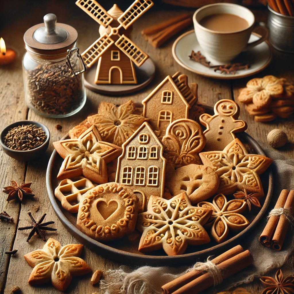 Belgian Speculaas (Spiced Shortcrust Cookies) - Hungry and Chill