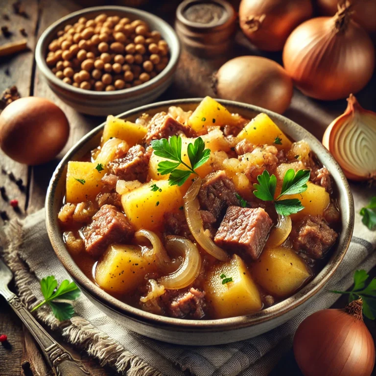 Traditional Scottish Stovies - Hungry and Chill