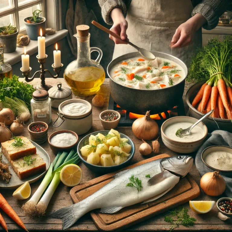 Norwegian Fiskesuppe Recipe - Hungry and Chill