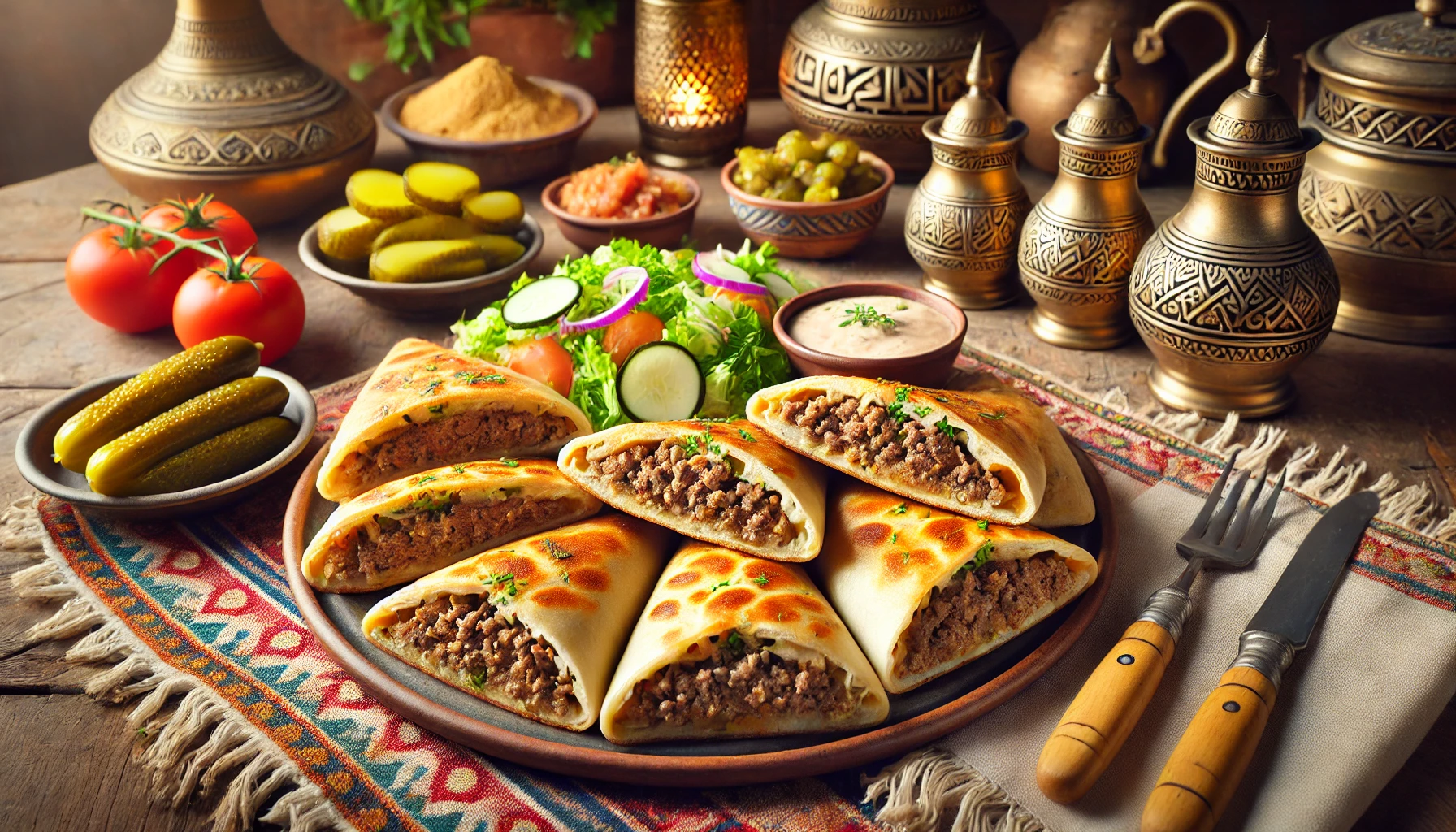 Egyptian Recipe: Hawawshi (Stuffed Flatbread) - Hungry and Chill