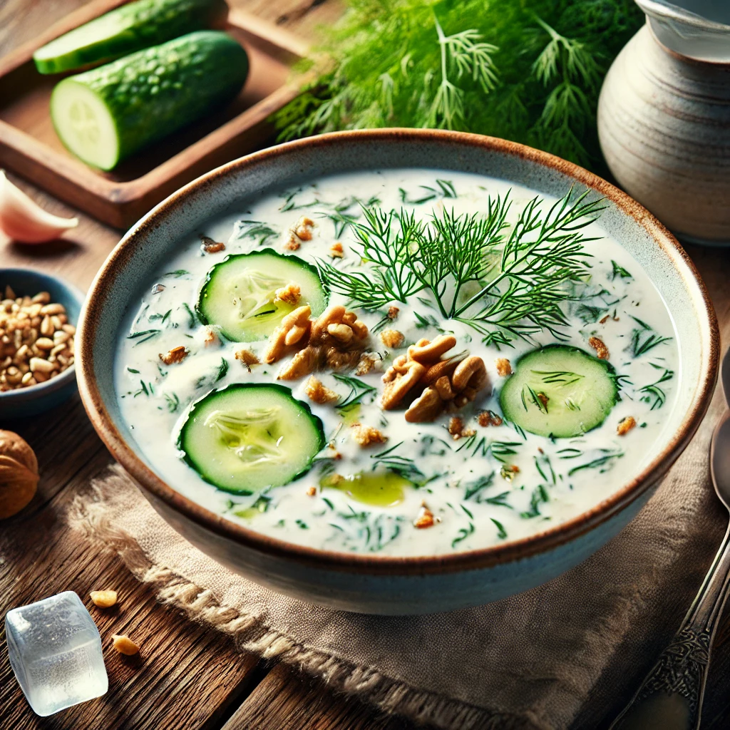 Bulgarian Cuisine: How to Make Traditional Tarator - Hungry and Chill