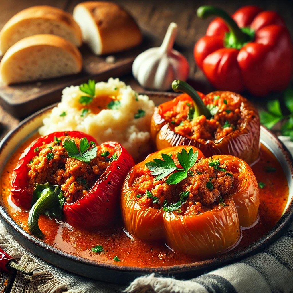 Punjene Paprike – Stuffed Peppers - Hungry and Chill